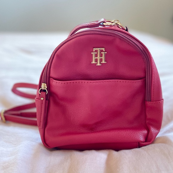Tommy Hilfiger | Bags | Tommy Hilfiger Red Mini Backpack Brand New ...
